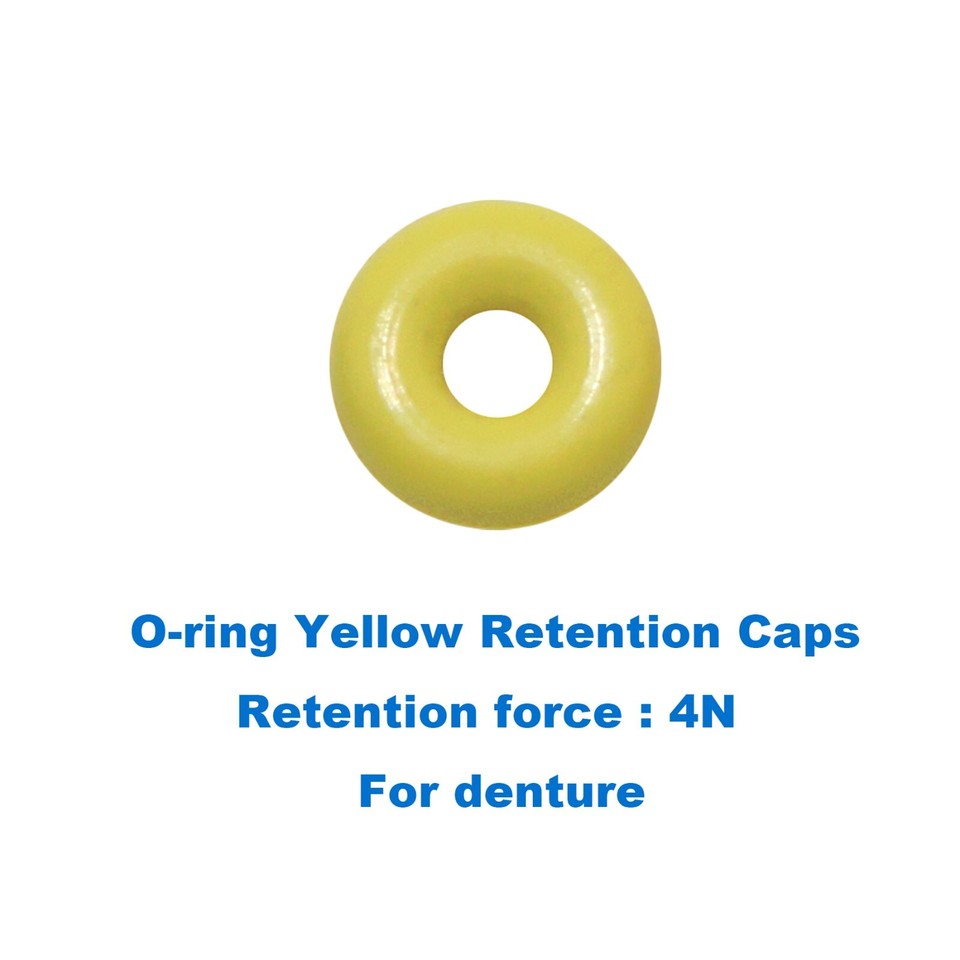 US 4Pcs/Set Dental O-ring Set for Ball Attachment Abutment fits Hiossen ...