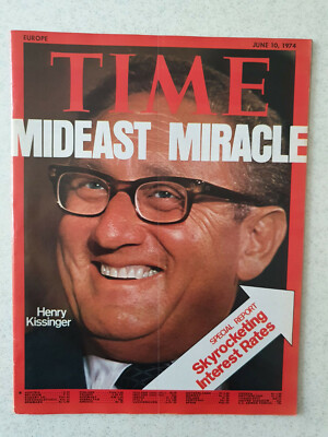 Magazine revue TIME europe edition june 10 1974 Mideast Miracle | eBay