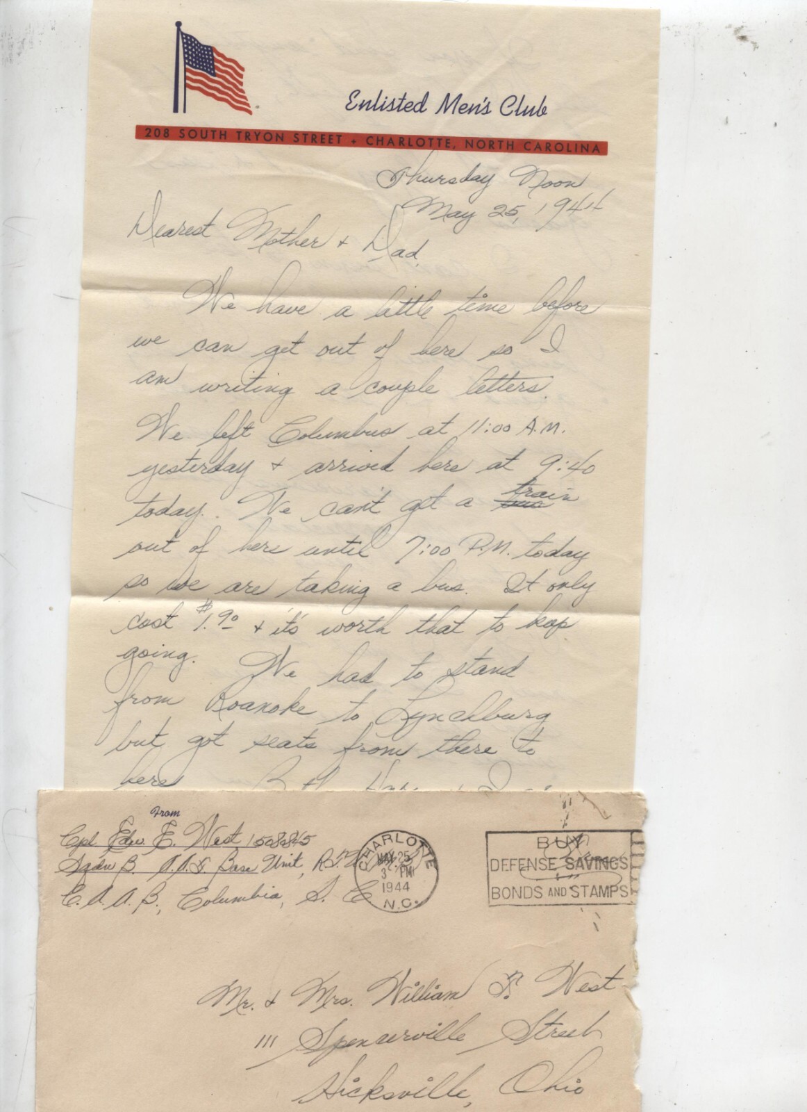 B-25 squadron Burma Bridge Buster WWII Army Military Letter Home ...