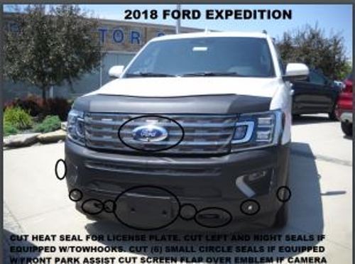Lebra Front End Mask 2pc. Bra Cover Fits Ford Expedition 2018-2021 18 ...