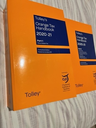 Tolley’s Tax Handbooks 2021-22 Complete Set of 5 Yellow and 2 Orange ...