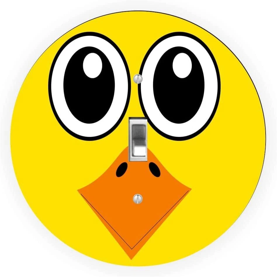 Cartoon Angry Duck Face