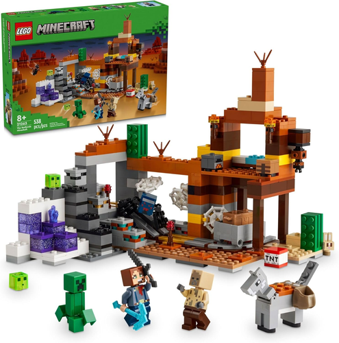 LEGO Minecraft the Badlands Mineshaft Video Game Toy, Mining ...