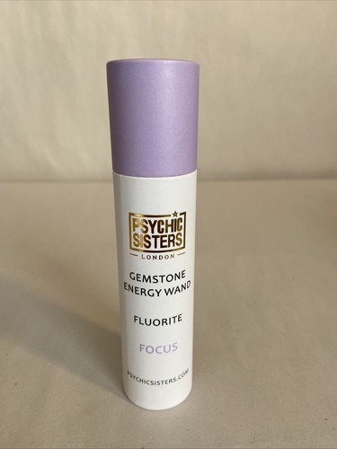 Psychic Sisters Gemstone Energy Wand Crystal FLUORITE FOCUS Balance New ...