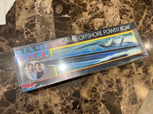 Factory Sealed Monogram Miami Vice Off Shore Scarab power boat | eBay
