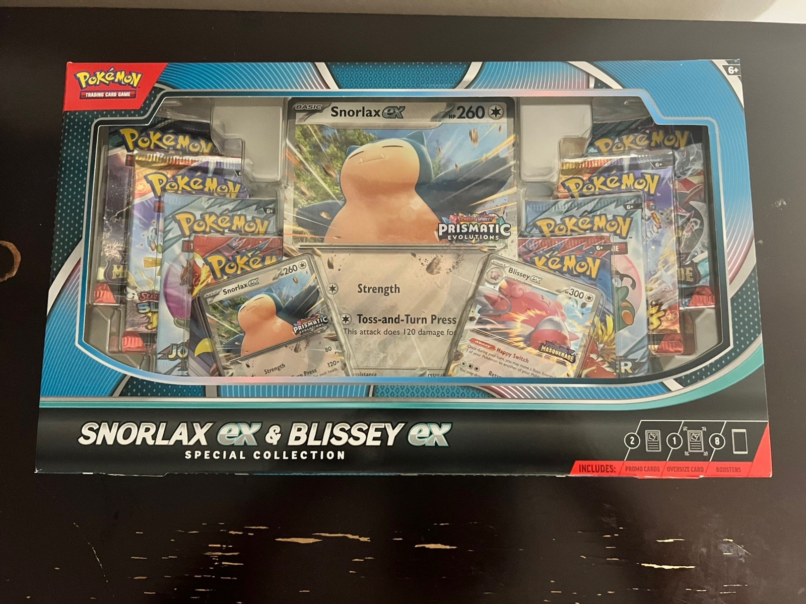 Pokemon Trading Card Game Snorlax ex and Blissey ex Special Collection ...