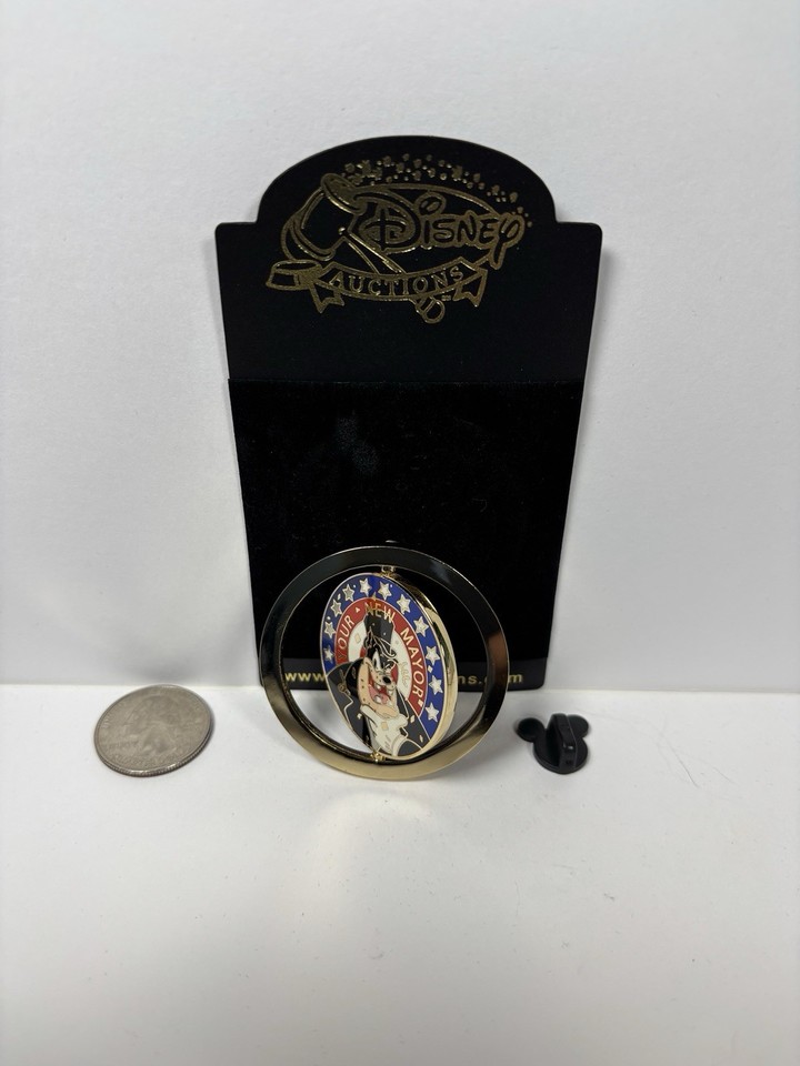 Disney Auctions Sneaky Bully Pete Campaign Spinner ‘Button’ LE Pin | eBay