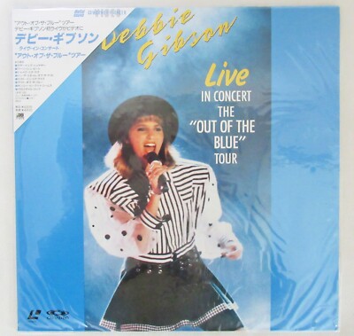 e096 Japan Laserdisc DEBBIE GIBSON live OUT OF THE BLUE TOUR Brand New ...