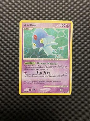 2007 Pokémon TCG - Azelf Lv.50 #4/123 Mysterious Treasures Holo - HP | eBay