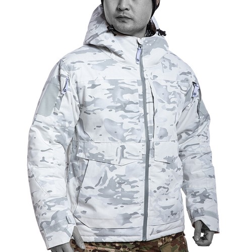 Tactical Winter Ski Coat Men Snow Camo Combat Jacket Warm Caot | eBay