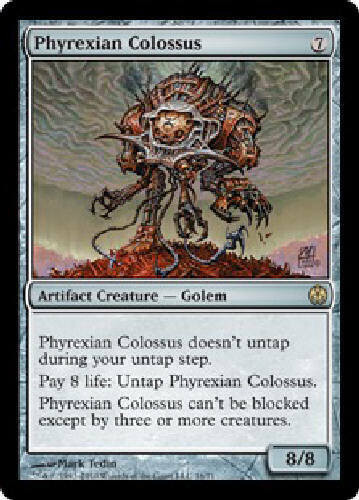 mtg magic Colosse Phyrexian Colossus duel decks ENGLISH phyrexia the ...
