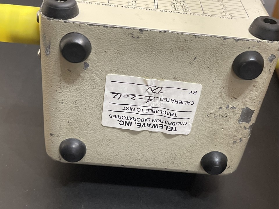 Telewave Model 44A Broadband RF Wattmeter 20 MHz-1000 MHz 50 Ohms | eBay