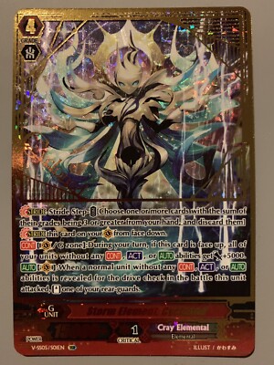 CARDFIGHT VANGUARD STORM ELEMENT CYCLONED (CRAY ELEMENTAL) V-SS05/S01EN ...