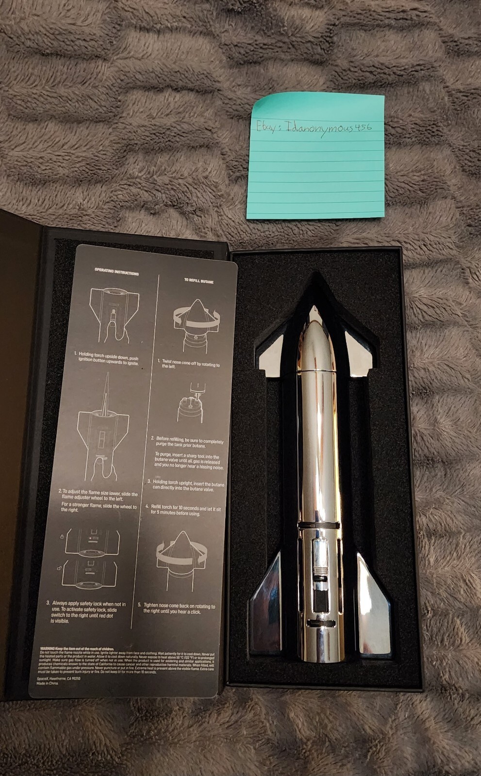 SpaceX Starship Torch - In Hand ready To Ship - Ask for proof | eBay
