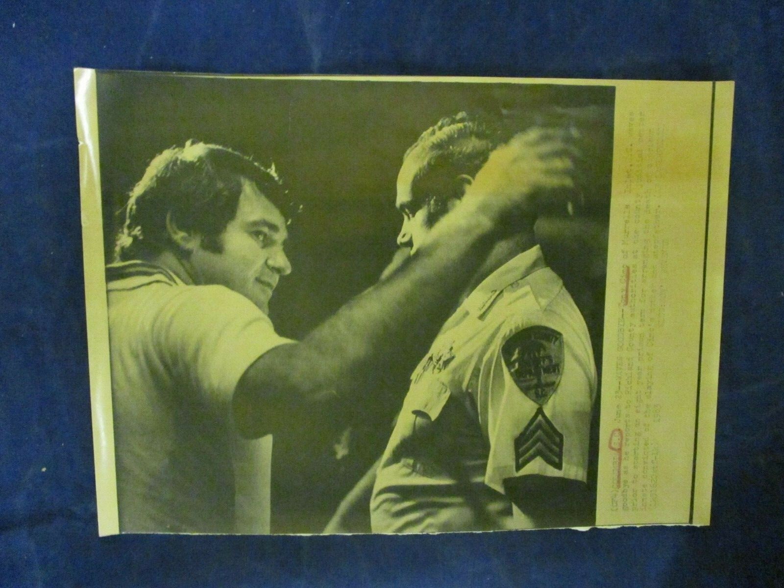 1983 Tony Cimo enters Murrells Inlet S.C. Prison sentence waves Wire ...