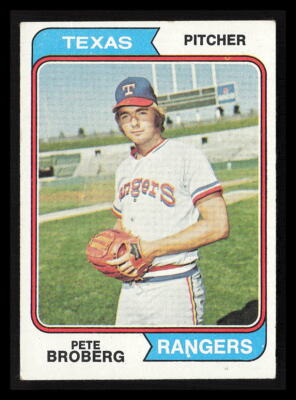 Pete Broberg 1974 Topps #425 Texas Rangers | eBay