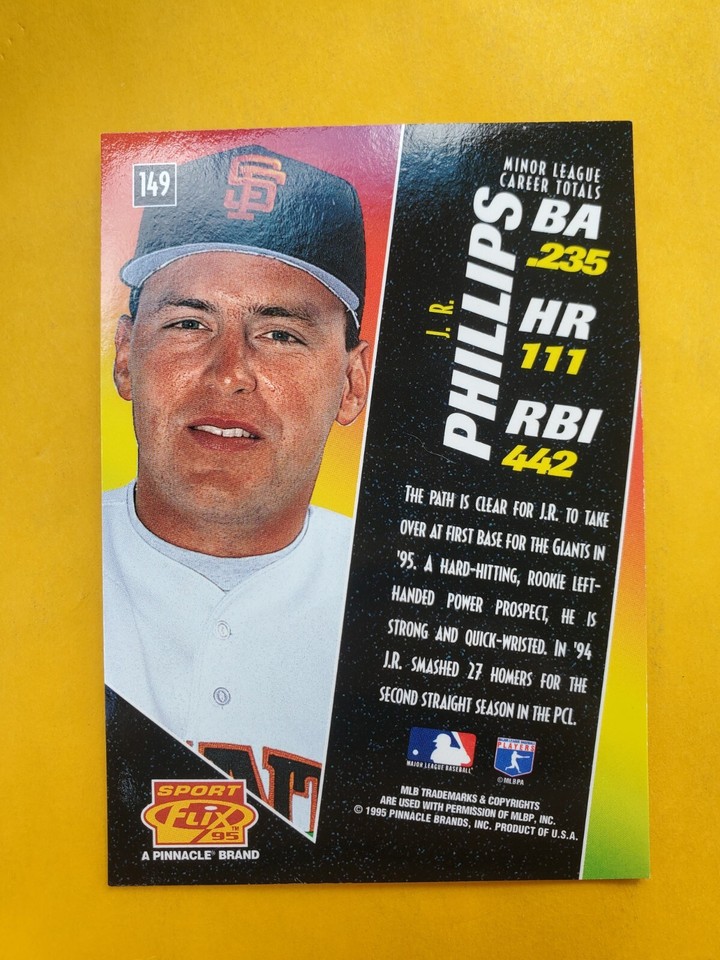 1995 (GIANTS) Sportflix Artist's Proofs #149 J.R. Phillips | eBay