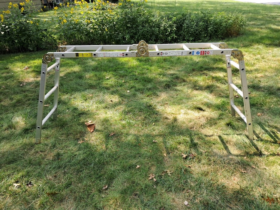 Versa 17 Ft Ladder Multi-Use Aluminum Ladder - Supports 300Lb | eBay