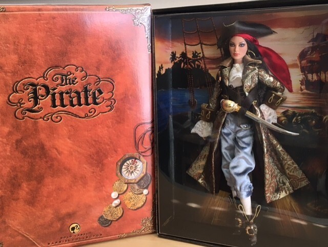 Barbie THE PIRATE 2007 #K7972 Mattel Barbie Collector Gold Label NRFB ...