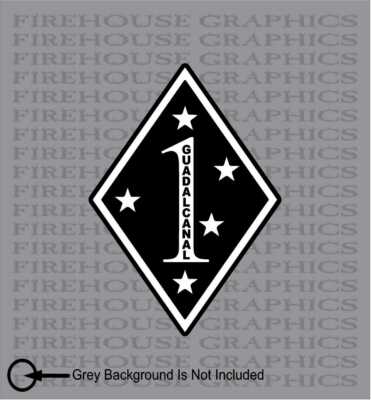 1st Marine Division 1st MARDIV USMC Marine Corps Veteran sticker decal ...