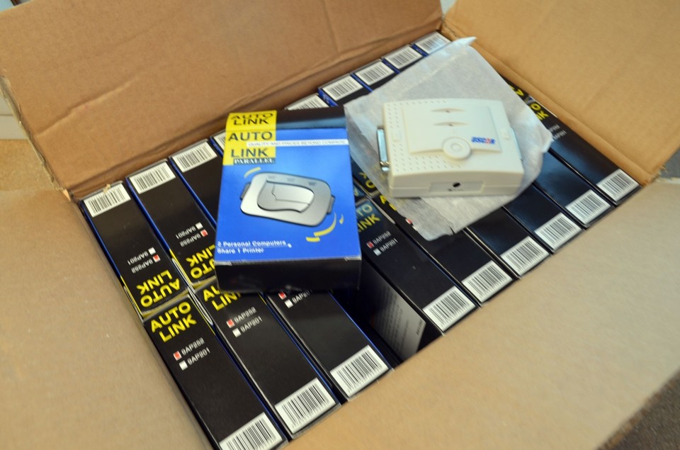 2-Way DB25 Auto Switch Box Parallel DB25 2 Computers to 1 Printer ...