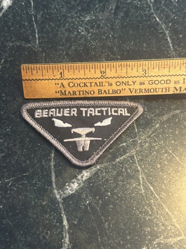 Beaver Tactical PATCH Rare Vtg Logo 3” Military Defense Velkro Hook ...