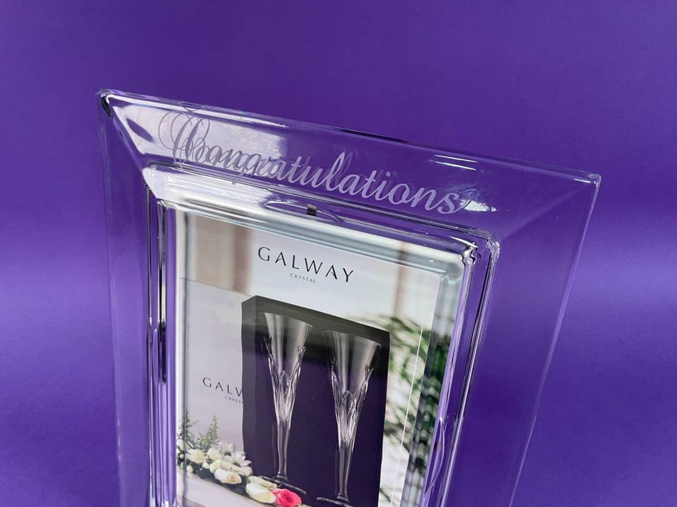 Galway Irish Crystal Congratulations 5x7 Frame | eBay UK