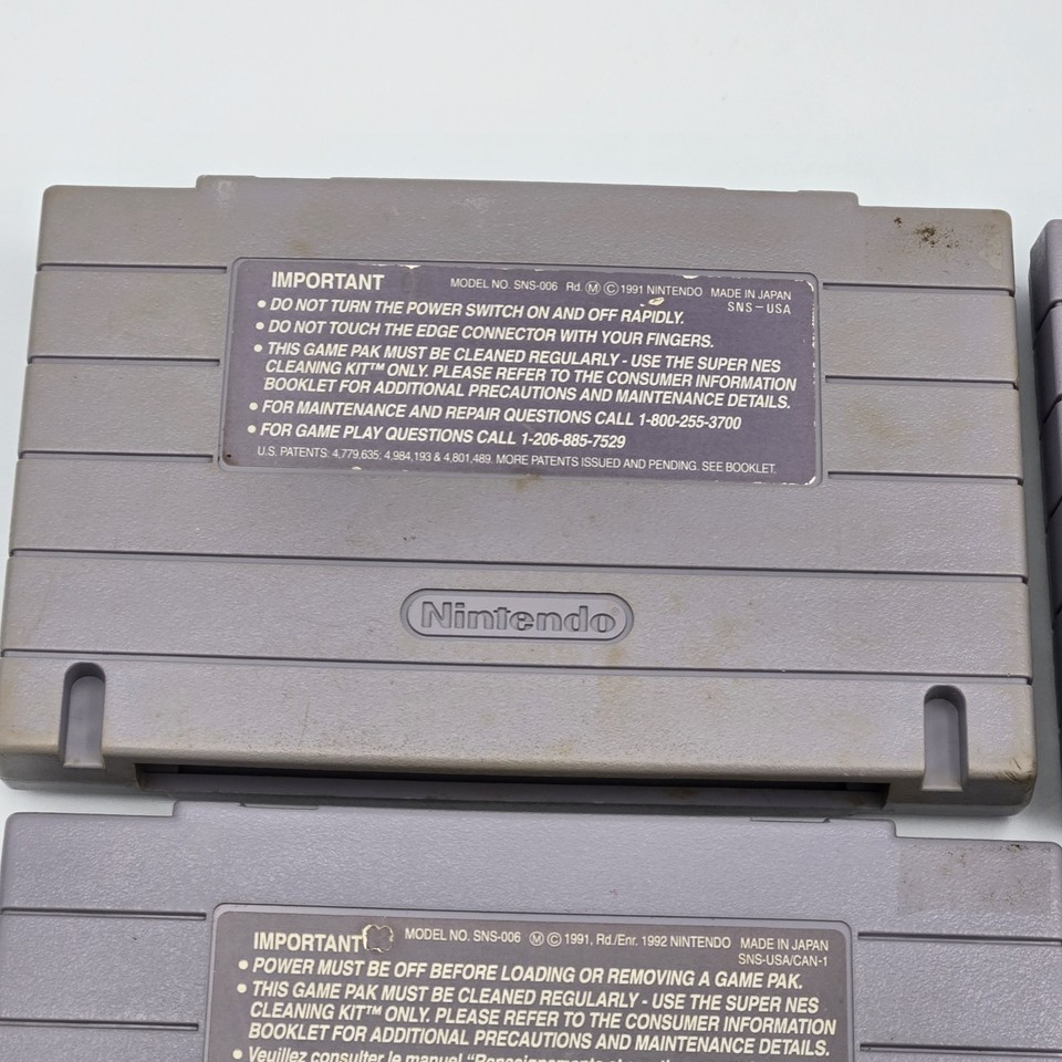 Lot of Super Nintendo Games (SNES) Sports Games Madden NHL 95 NBA 95 | eBay