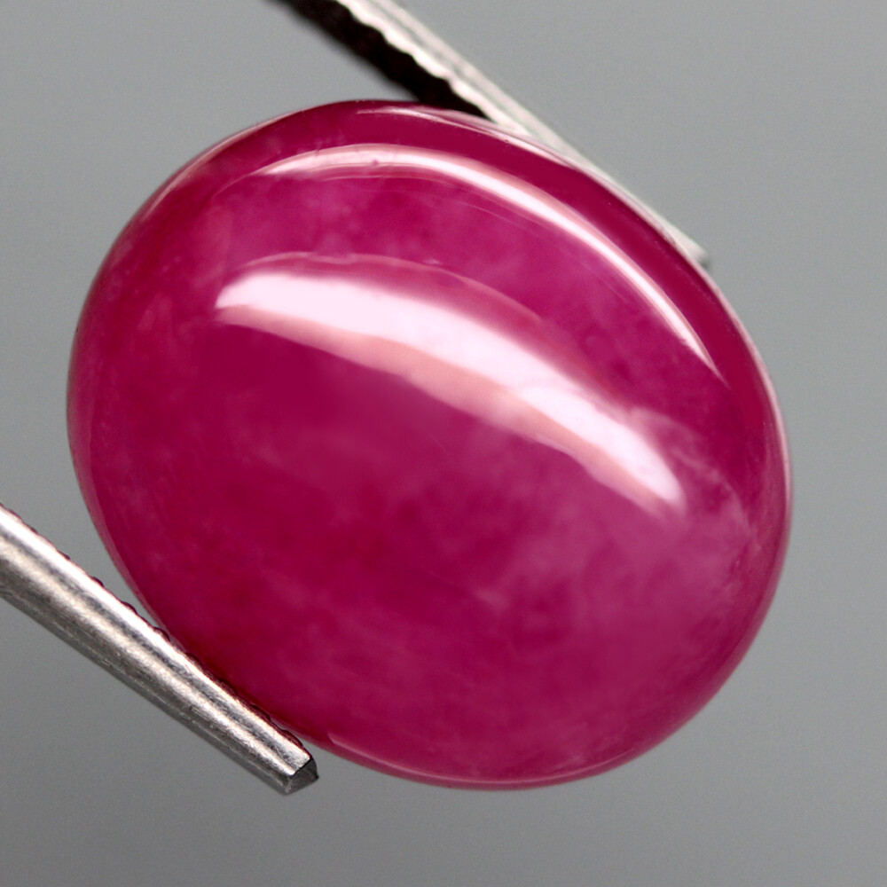 14.80Ct. Normal Heated Gemstone Ruby Reddish Pink Cabochon Tanzania ...