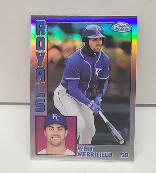 WHIT MERRIFIELD 2018 Topps Silver Chrome REFRACTOR ~ 1984 Retro Style ...