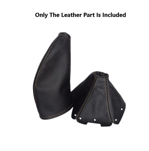 Black Synthetic Leather Shift & Handbrake Boot For 1989-1997 MAZDA MX-5 ...