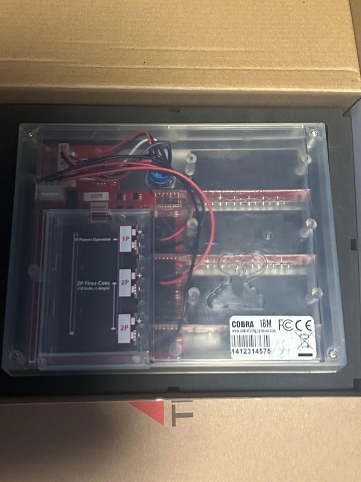 COBRA 18R2 + 18M with Onboard Cues - Firework Firing System - Used Once | eBay