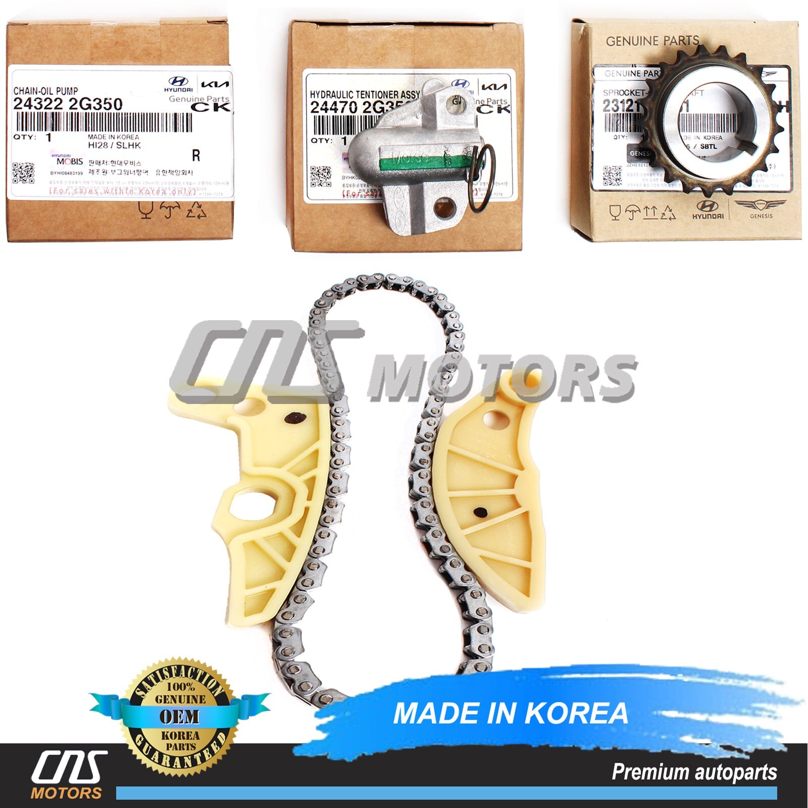 ⭐OEM⭐ Oil Pump Chain Kit for 11-18 Santa Fe Sport Sonata Optima Sorento ...