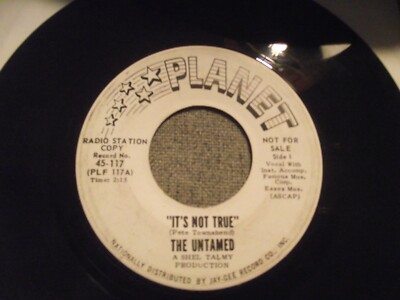 UNTAMED it's not true PLANET WLP mod freakbeat garage THE WHO cover ...