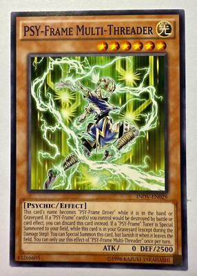 Yu-Gi-Oh TCG PSY-Frame Multi-Threader INOV-EN029 Unlimited Common Card ...