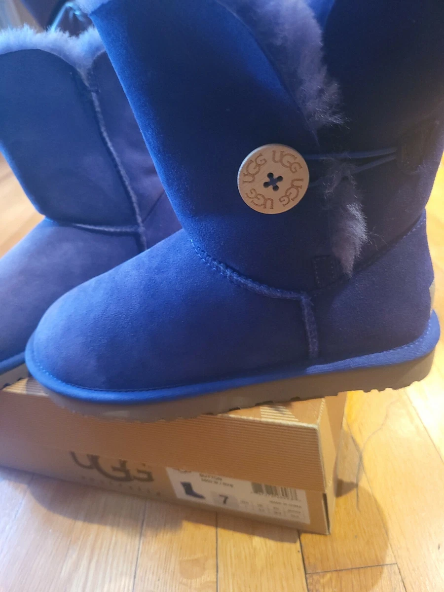 Uggs Blue Button