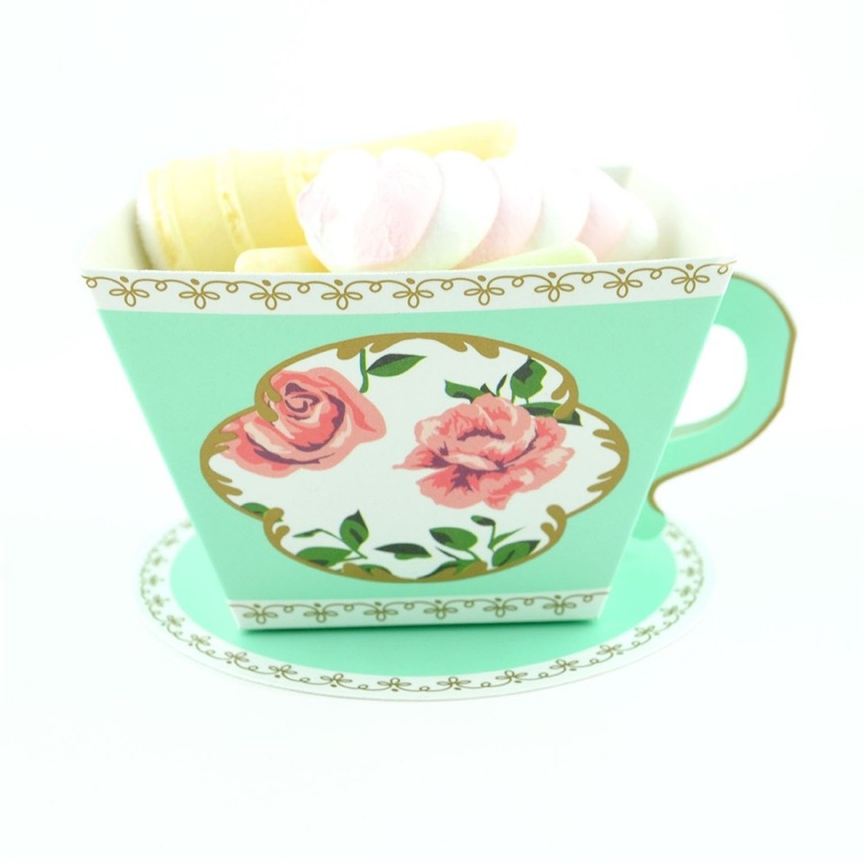 50/100Pcs TeaPot/Teacup Sweet Candy Gift Boxes Christmas Wedding Party ...