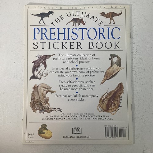 The Ultimate Prehistoric Sticker Book - by DK Publishing - Paperback ...
