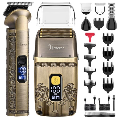 Professional Hair Clipper Electric Razor Foil Shavers for Men Body Nose ...