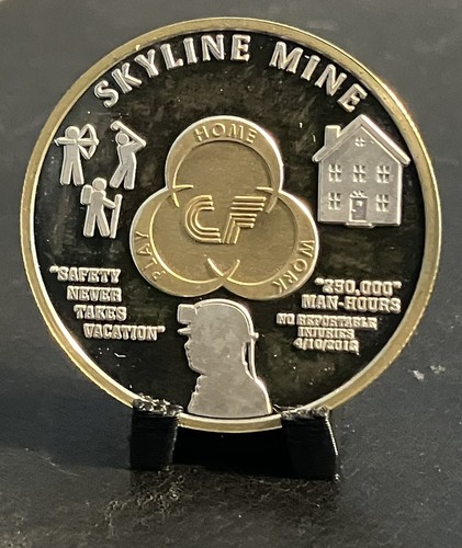 RARE - ARCH COAL SKYLINE MINE Coin 1 Troy Oz .999 Fine Silver Round | eBay