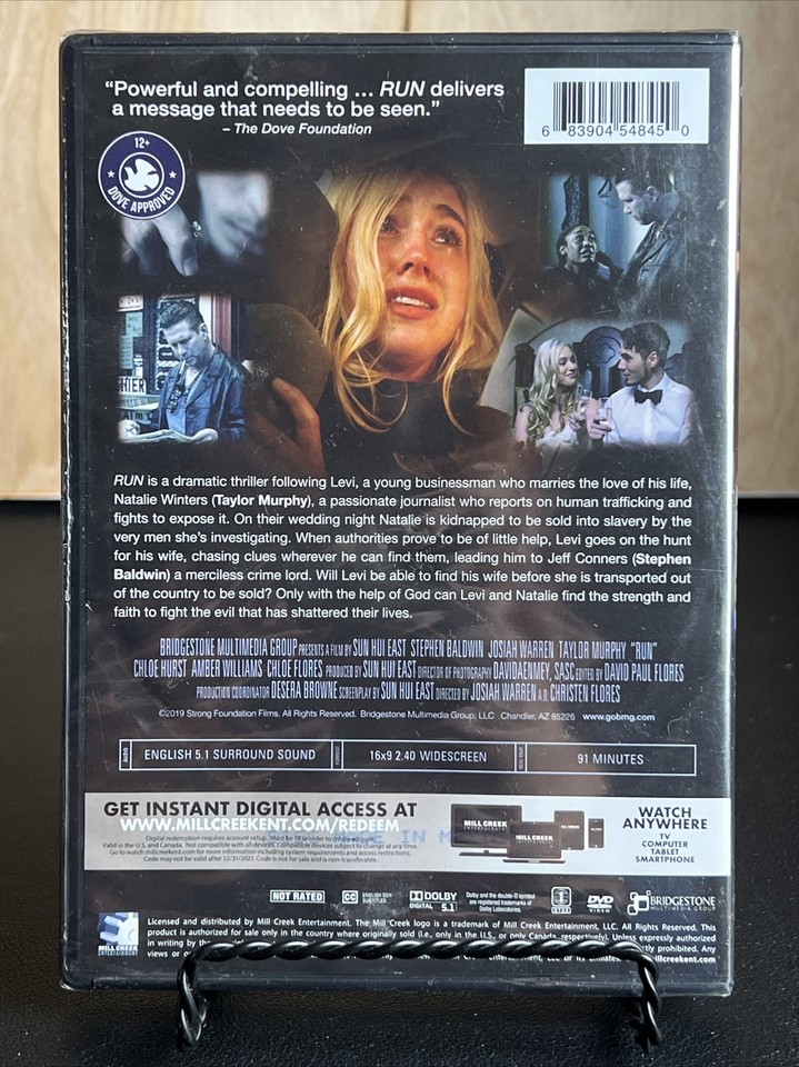 Run NEW (DVD + Digital Copy, 2019) Stephen Baldwin, Josiah Warren ...