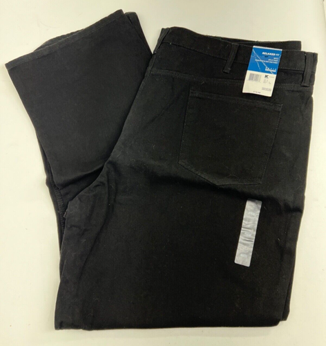 Kmart Basic Editions 46x32 Relaxed Fit Black Jeans 100% Cotton Denim ...