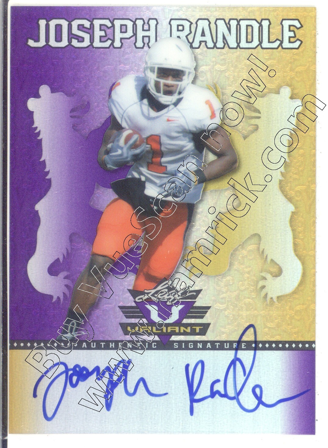 joseph randle rc rookie draft auto autograph oklahoma state osu college ...