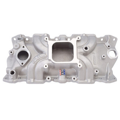 Edelbrock 5001 Small Block Chevy Torker II Single Plane intake Manifold ...