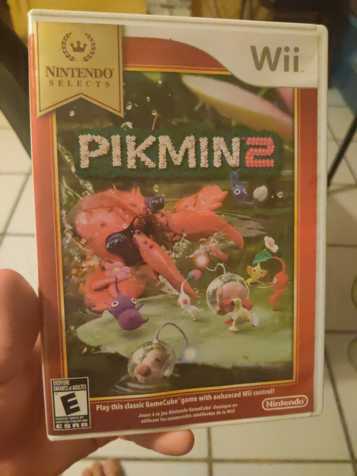 Original Box Case for PIKMIN 2 TWO SELECTS Nintendo Wii