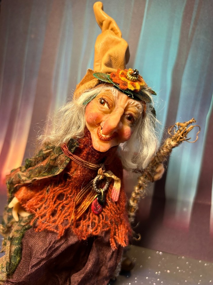 ENDORA, A WOODLAND EARTH WITCH OOAK SCULPTED ARTDOLL BY POPPENMOON | eBay