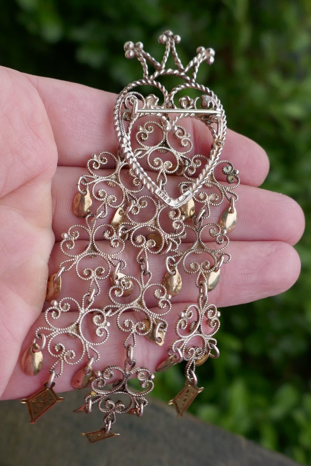 Vintage Norwegian 830S Silver Solje Large Wedding Brooch / Pin | eBay