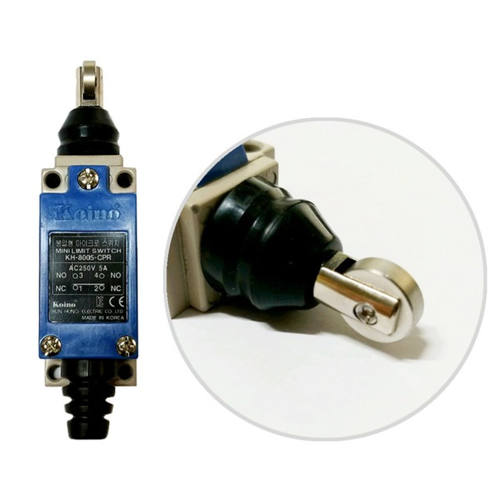 Koino KH-8005-CPR Mini limit switch Cross-Roller Plunger Type 5A 250 ...
