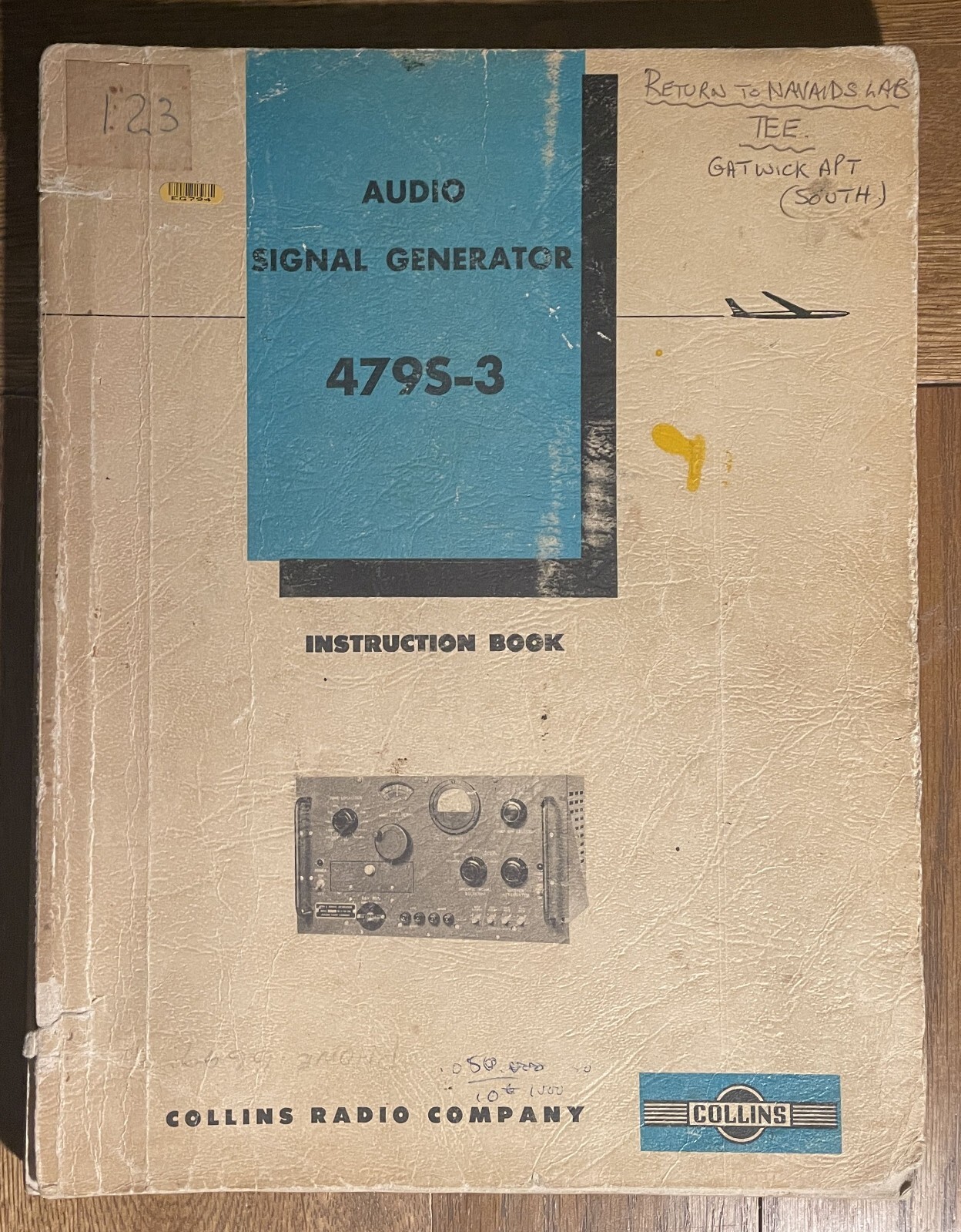 Collins 479S-3 Audio Signal Generator Instruction Book 1960 | eBay