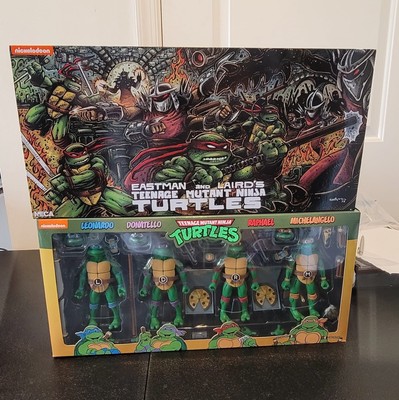NECA TMNT Mirage 4 Pack Cartoon 4 Pack Bundle Target Exclusive Brand ...